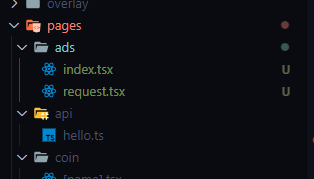 name "pages/ads/index.tsx" on pages routing is not working · Issue #27526 · vercel/next.js · GitHub