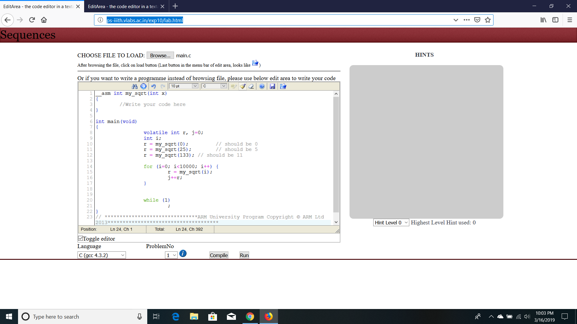 List Of Experiments Sequences Experiment · Issue 836 · Virtual Labs Archive Problem Solving
