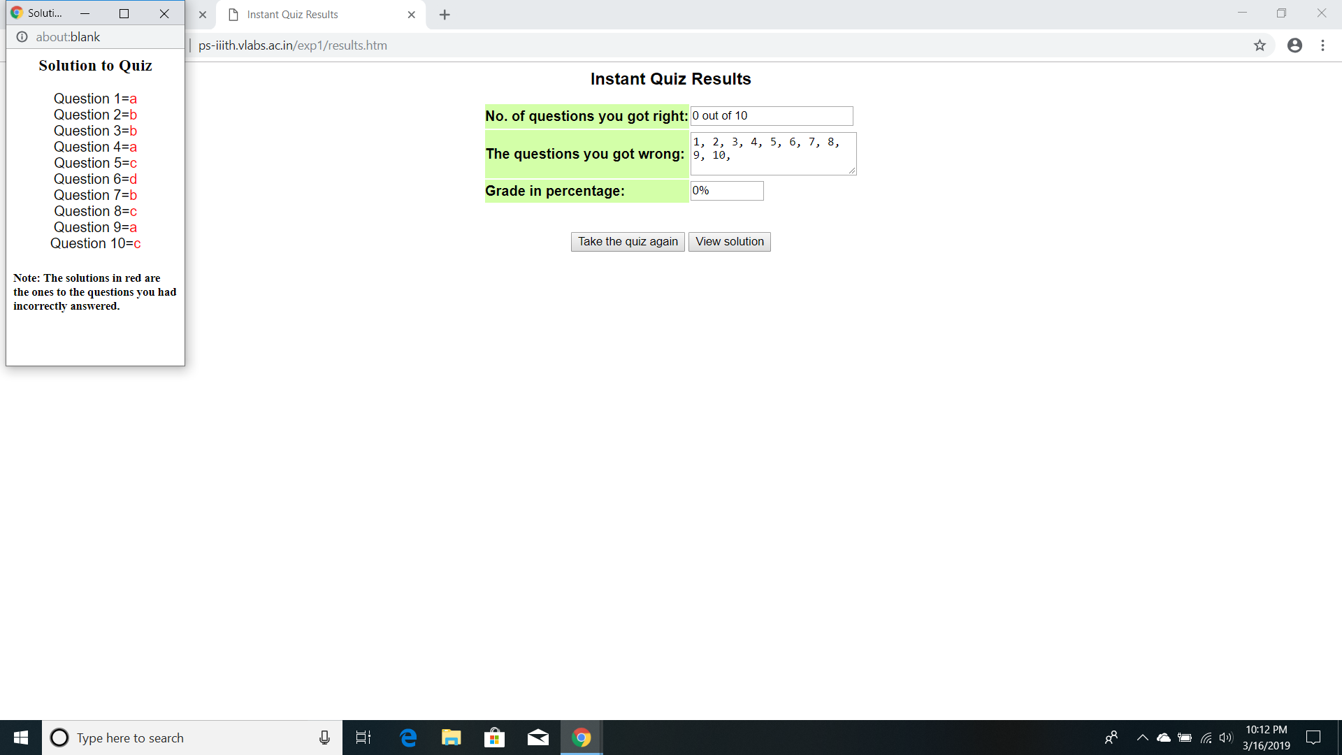 [all Experiments] Quizzes · Issue 837 · Virtual Labs Archive Problem Solving Iiith · Github