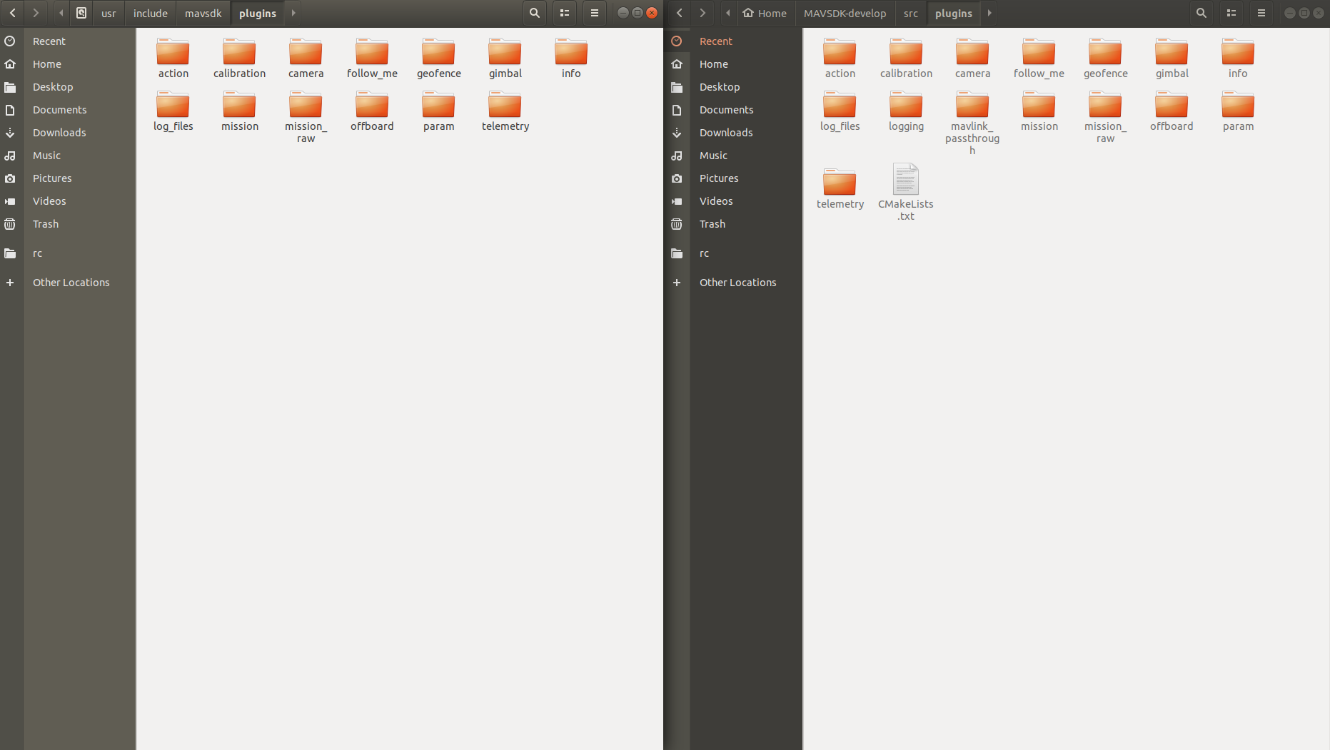 Missing Plugins When Mavsdk Is Installed From Deb In Ubuntu 1804