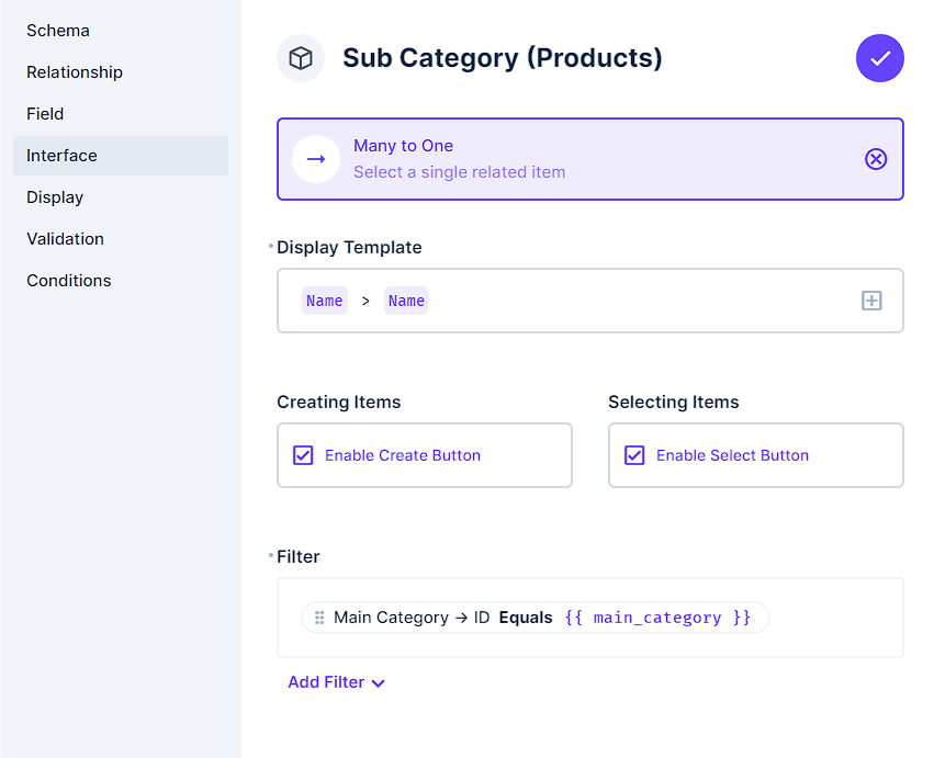 The way to filter values in one input field based on the value selected in another input field ...