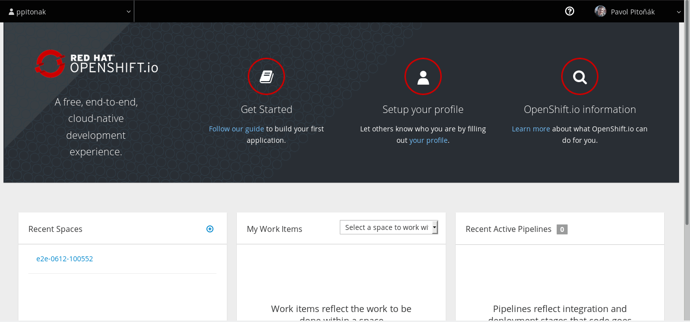 Menu disappear when user tries to use a beta feature · Issue #3765 · openshiftio/openshift.io ...