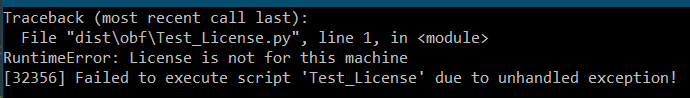 [BUG] PyArmor License Bind to MAC Brackets doesn't work properly · Issue #828 · dashingsoft ...