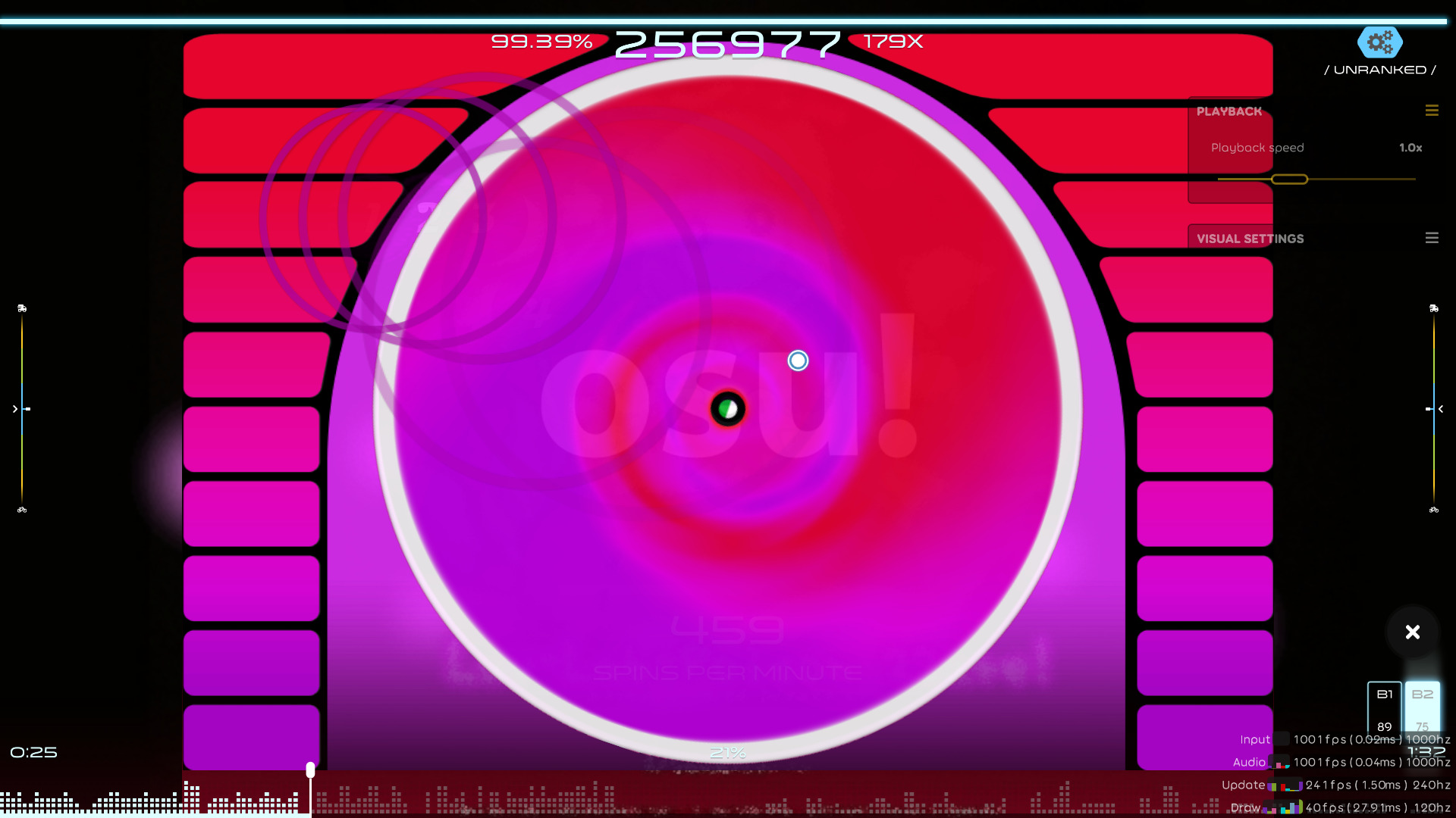 hitcircles hide behind the spinner · Issue #9775 · ppy/osu · GitHub