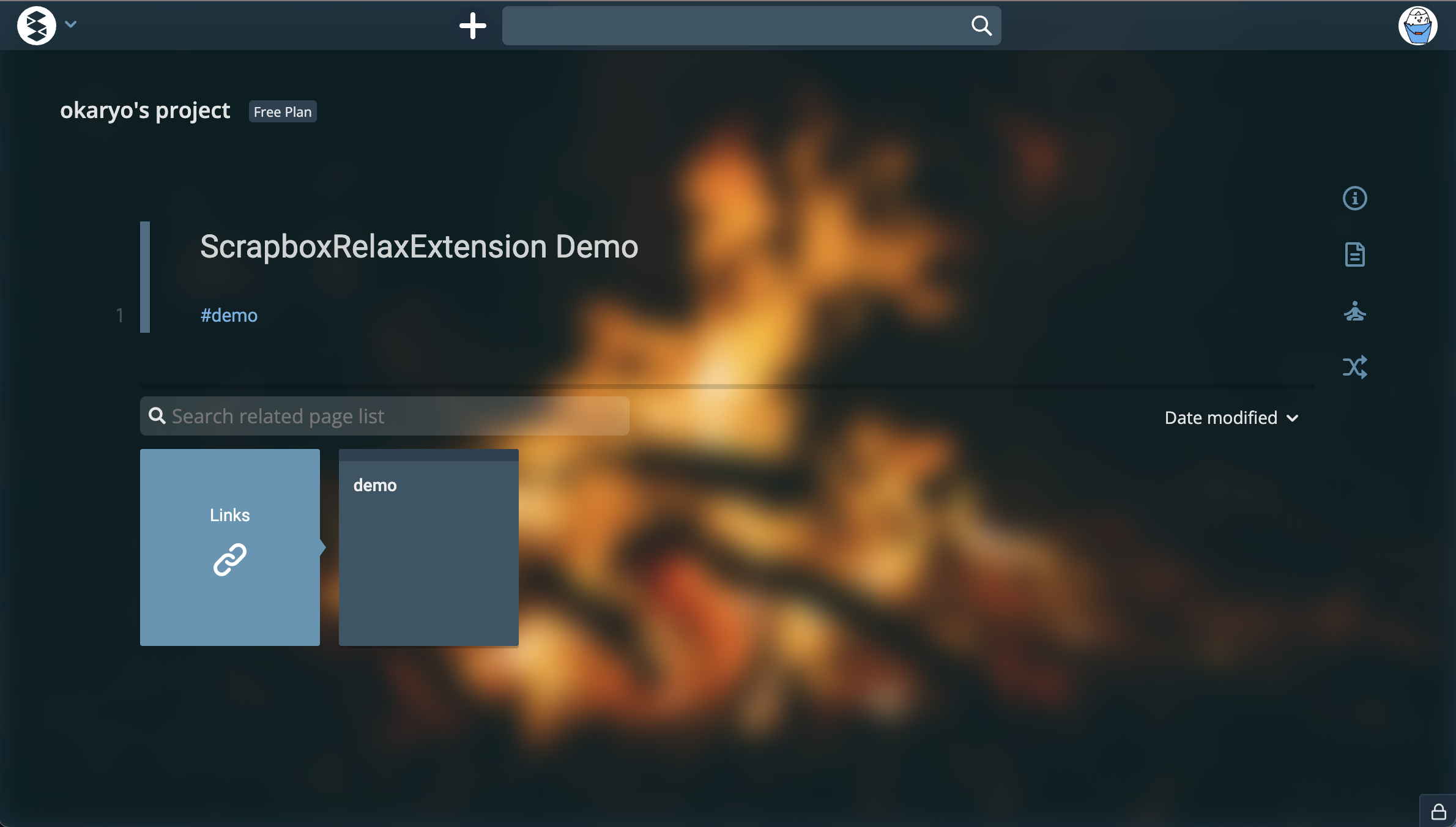 GitHub - okaryo/ScrapboxRelaxExtension: ScrapboxRelaxExtension is a Chrome extension that ...