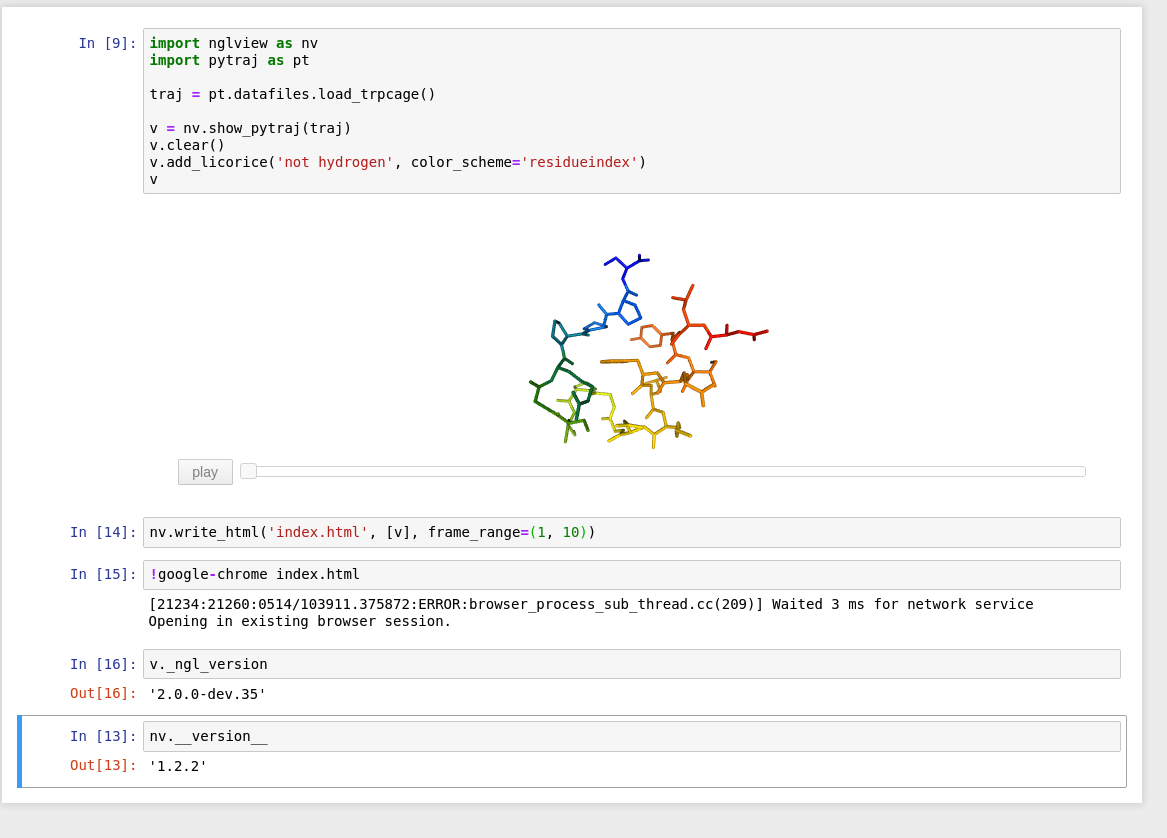 coloring lost with `write_html` · Issue #802 · nglviewer/nglview · GitHub