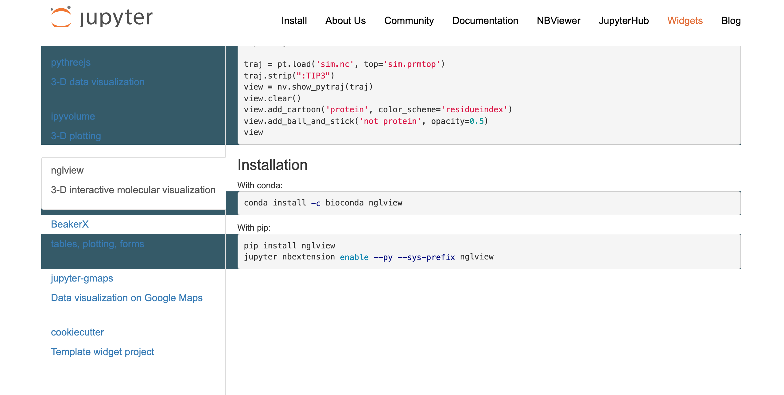 nglview's css messes up jupyter website (try locally) · Issue #831 · nglviewer/nglview · GitHub