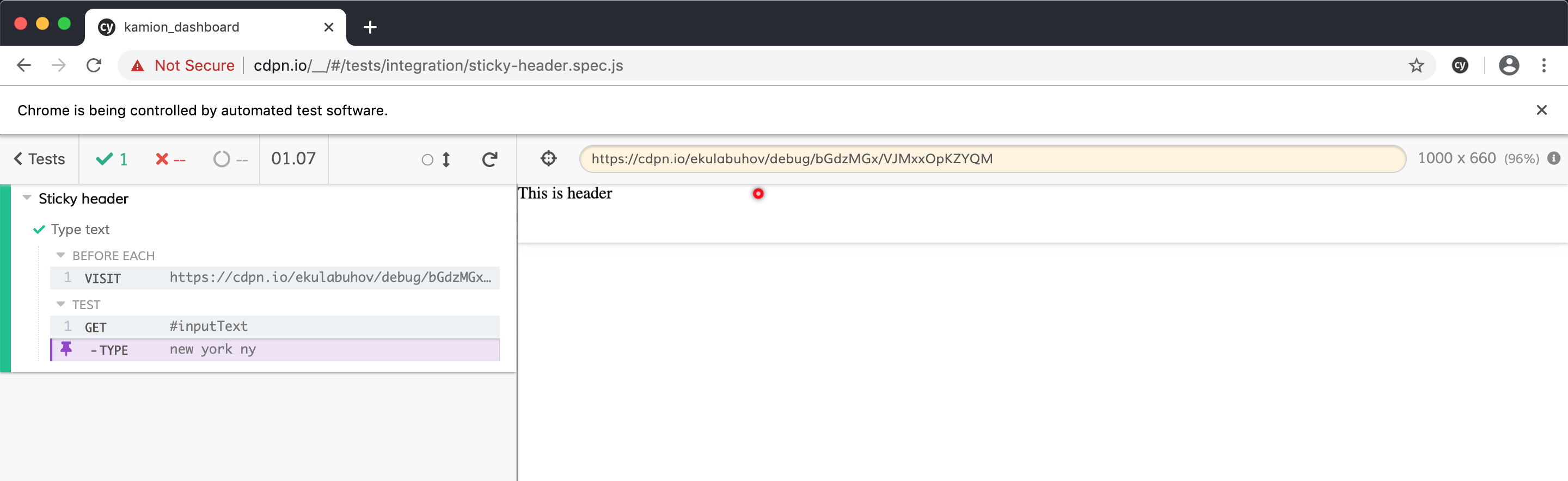 Bug Cypress Gui Window Scrolls Steps Out Of View When Viewing Pinned Steps · Issue 5202