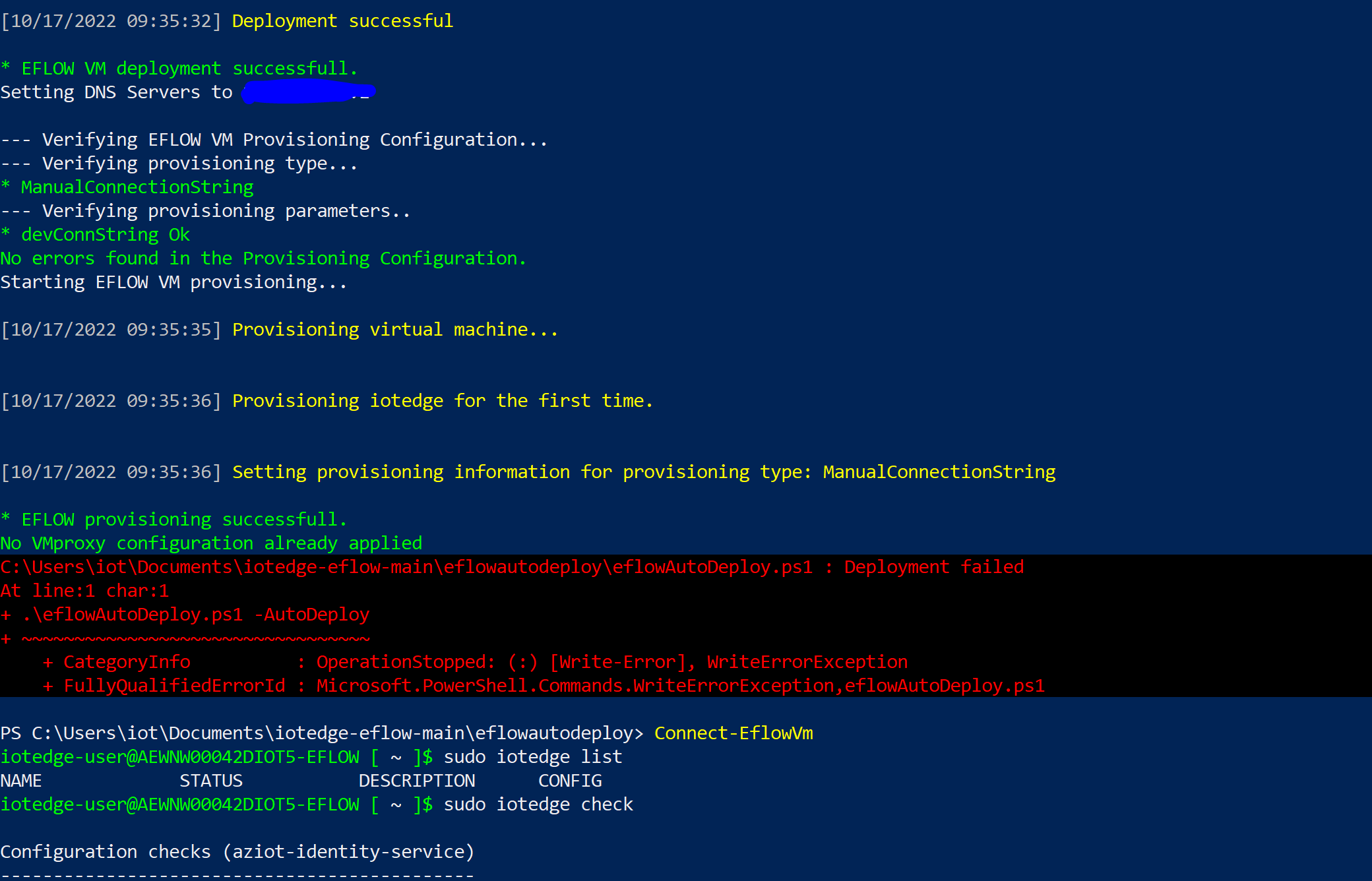 EflowAutodeploy script Error · Issue #185 · Azure/iotedge-eflow · GitHub