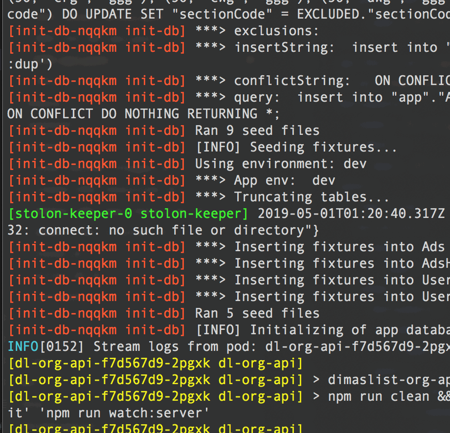 Logs of init containers · Issue #145 · GoogleContainerTools/skaffold · GitHub