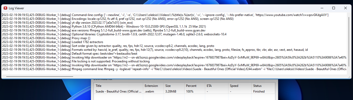 Downloading YouTube doesn't work. · Issue #11 · yt-dlg/yt-dlg · GitHub