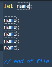 Refactoring of names broken - editor's previous state not accounted for with multicursor/undo ...