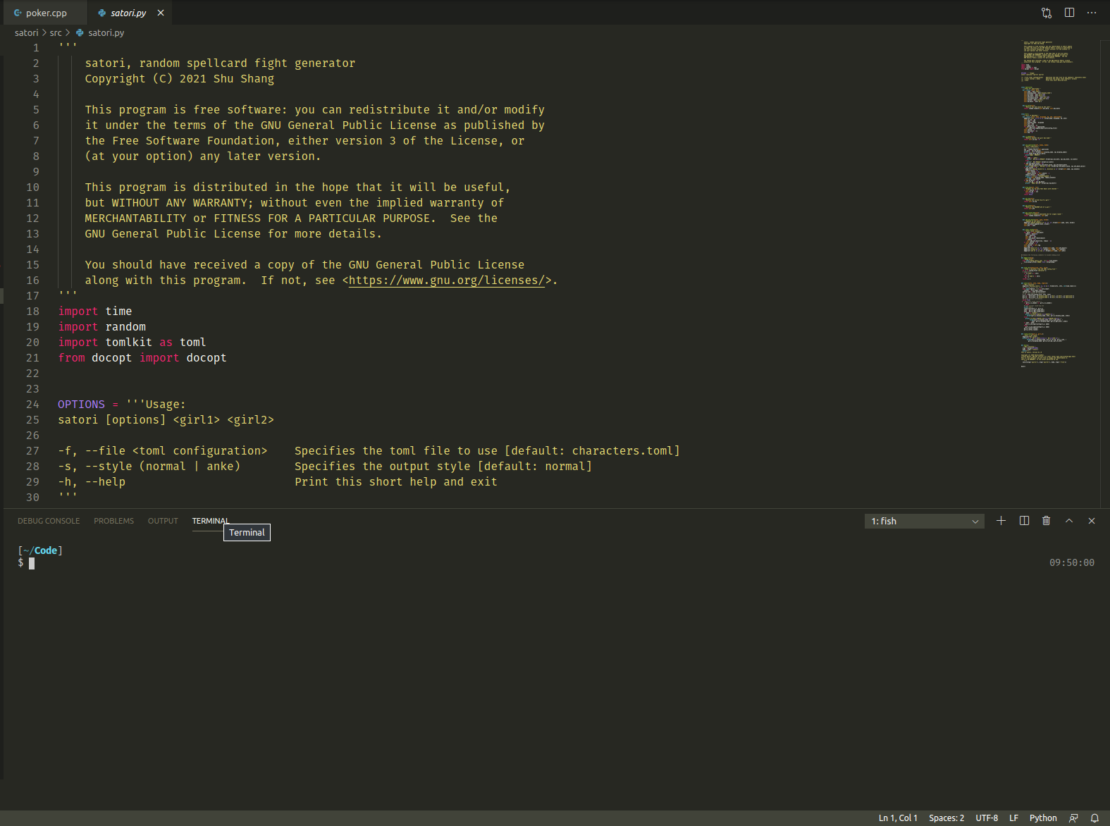 Support embedded terminals · Issue #982 · cpeditor/cpeditor · GitHub