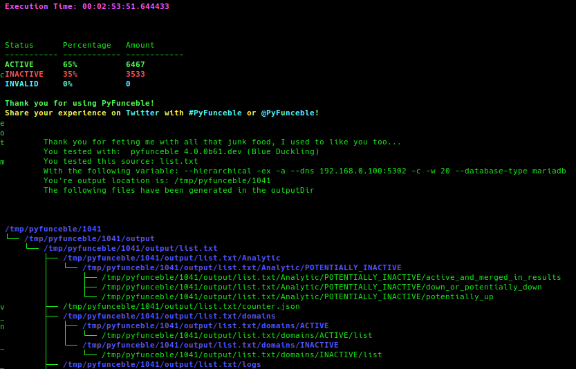 BUG: Suttenly just stops.... · Issue #243 · funilrys/PyFunceble · GitHub
