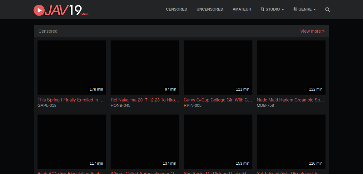 jav19.com · Issue #231 · mypdns/matrix · GitHub