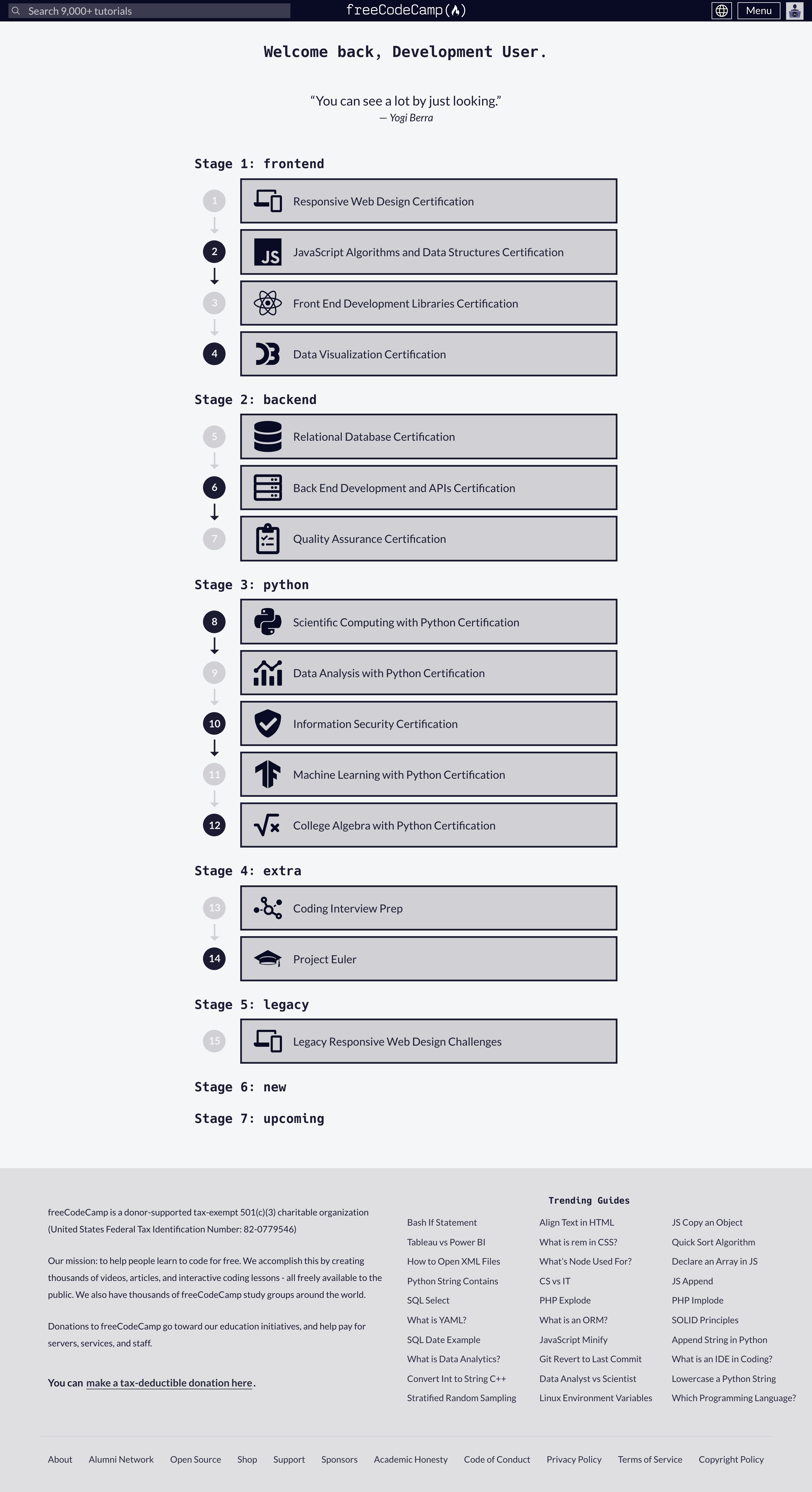 Add progress indicators to maps · Issue #50412 · freeCodeCamp/freeCodeCamp · GitHub