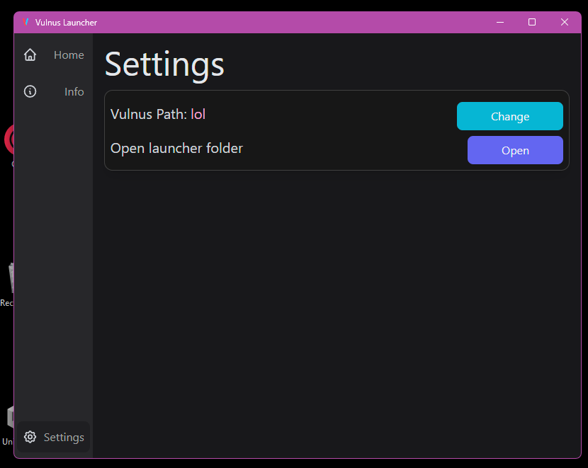 GitHub - char-ptr/vulnus-launcher: Allows you to launch different versions of vulnus easily