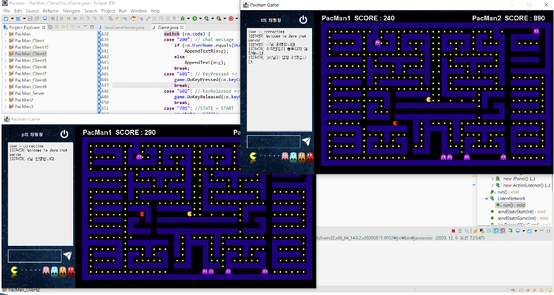 GitHub - Jieun714/Socket-Pacman: 소켓을 이용한 멀티 팩맨 게임
