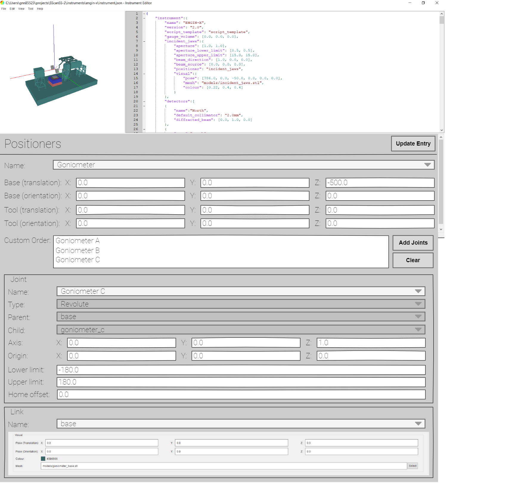 Create UI for adding and editing Positioners component in Instrument Editor · Issue #99 ...