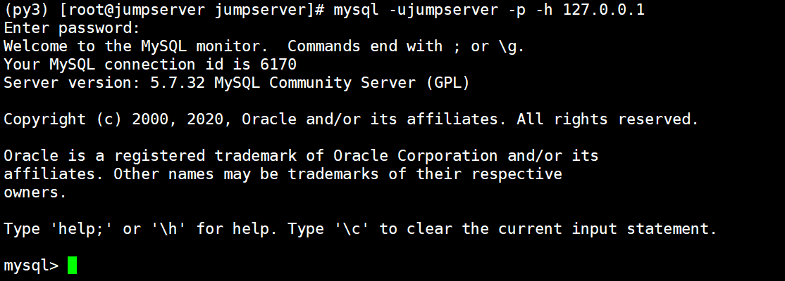 [Bug] 升级到2.5.2之后web终端无法连接到mysql · Issue #5126 · jumpserver/jumpserver · GitHub