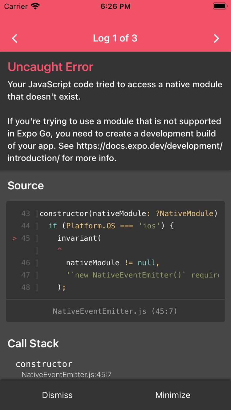 Invariant Violation when upgrading from SDK 44 to 46 · Issue #19334 · expo/expo · GitHub