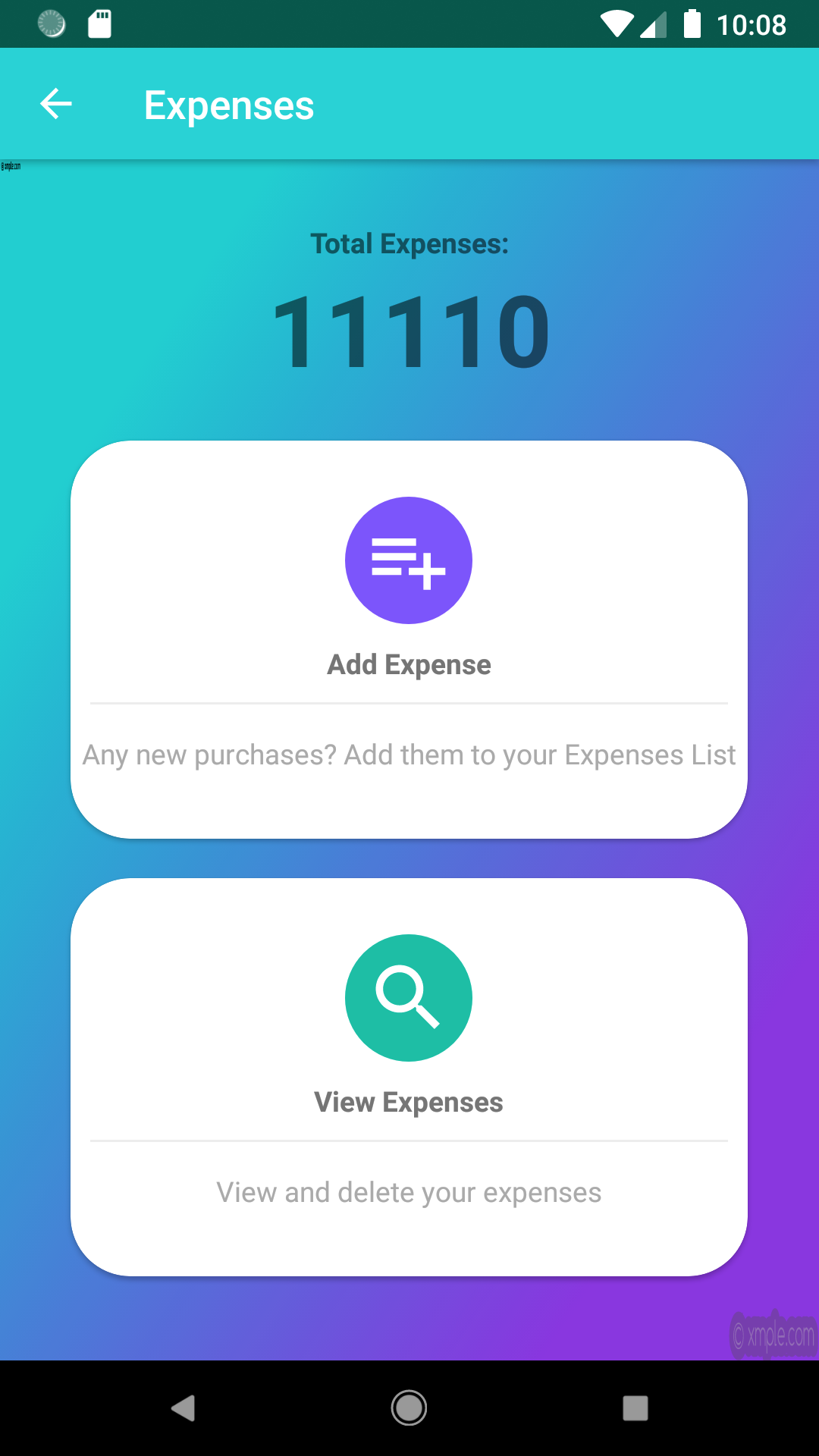 GitHub - Shreya-Kannan/Expense-Manager: A simple app to track one's Expenses.