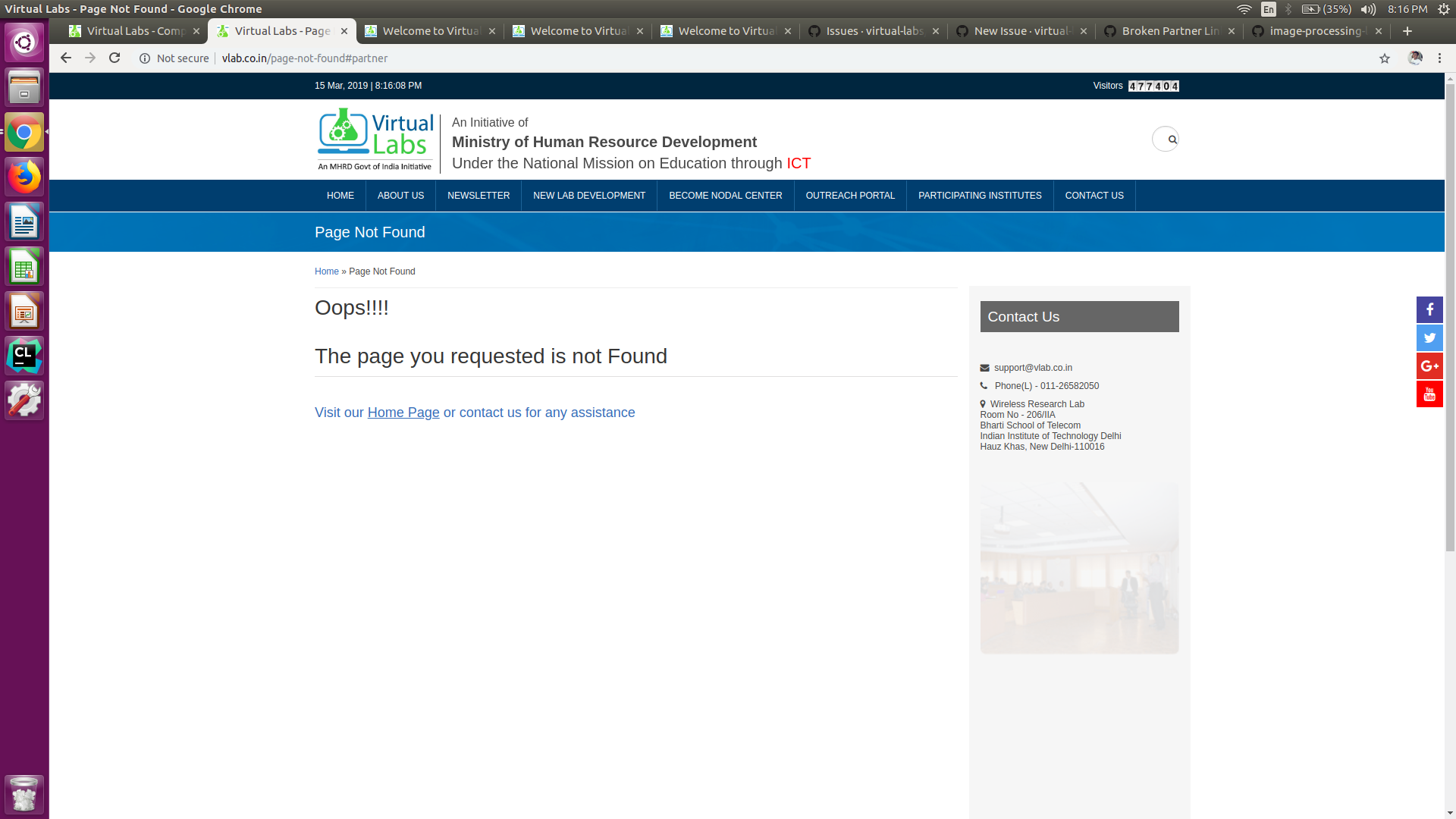 Broken_Partner_Link · Issue #152 · virtual-labs-archive/image ...