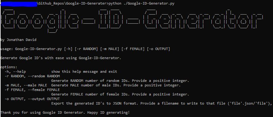 GitHub - Jonathan-D-a-v-i-d/Google-ID-Generater: This is an ID ...