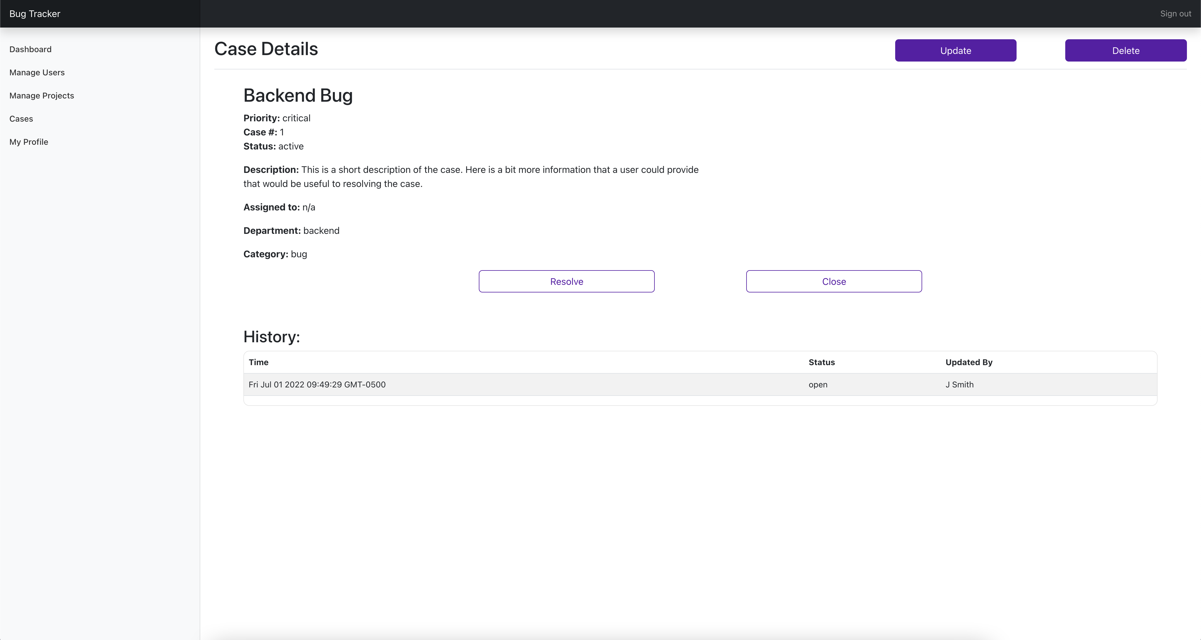 Github Adwyre Bug Tracker