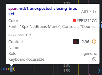 Right caret color becoming red incorrectly · Issue #157322 · microsoft ...