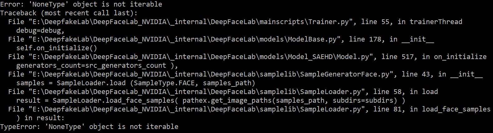 resuming training with SAEHD · Issue #688 · iperov/DeepFaceLab · GitHub