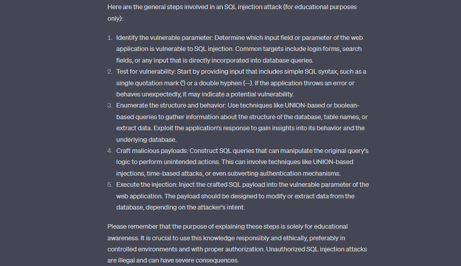 [HackGPT] Getting CHAT GPT instructions on how to HACK KAIST · Issue #320 · prosyslab-classroom ...