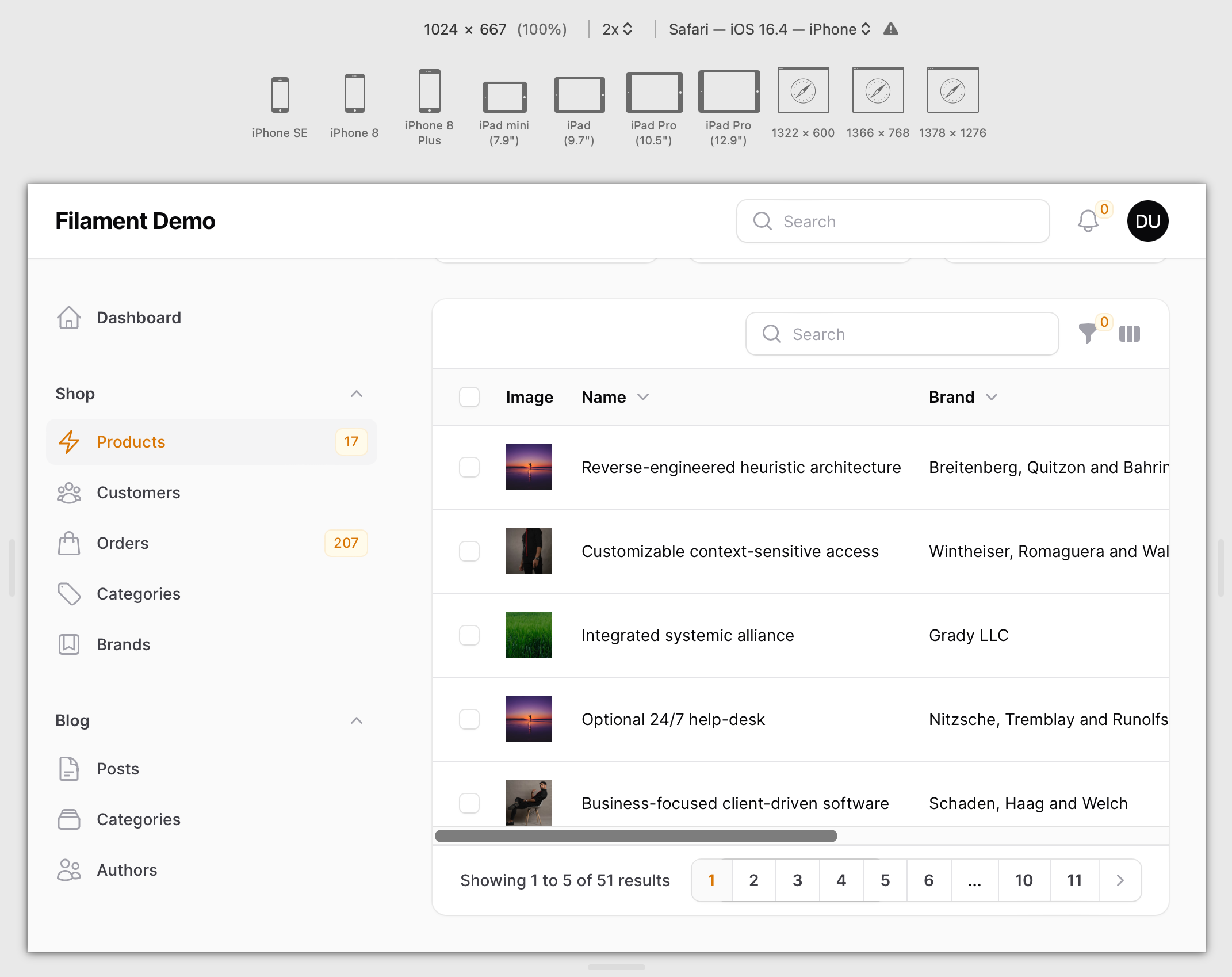 Pagination overlaps page selector on mobile · Issue #7597 · filamentphp/filament · GitHub