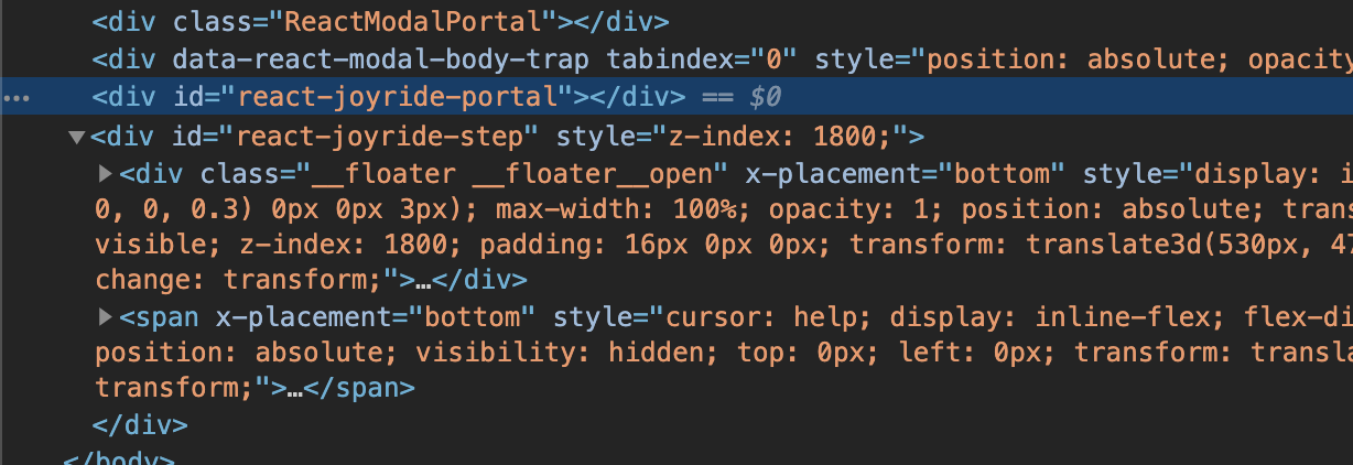 Overlay not rendering when steps are skipped (Target not mounted) · Issue #519 · gilbarbara ...