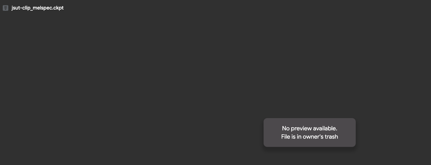 Pretrained models not available? · Issue #7 · Takaaki-Saeki/ssl_speech ...