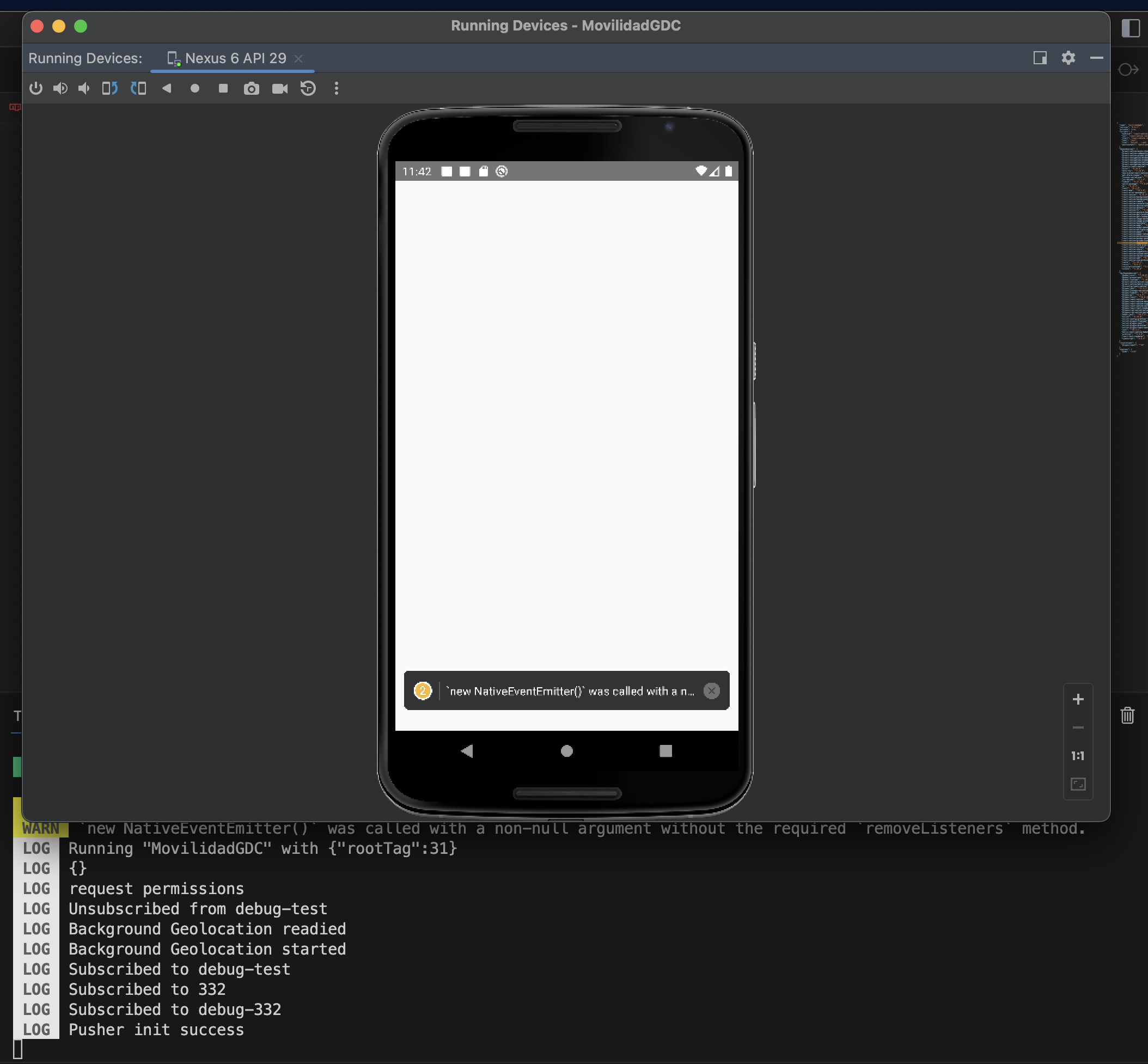 White screen until closing and open app · Issue #38624 · facebook/react ...