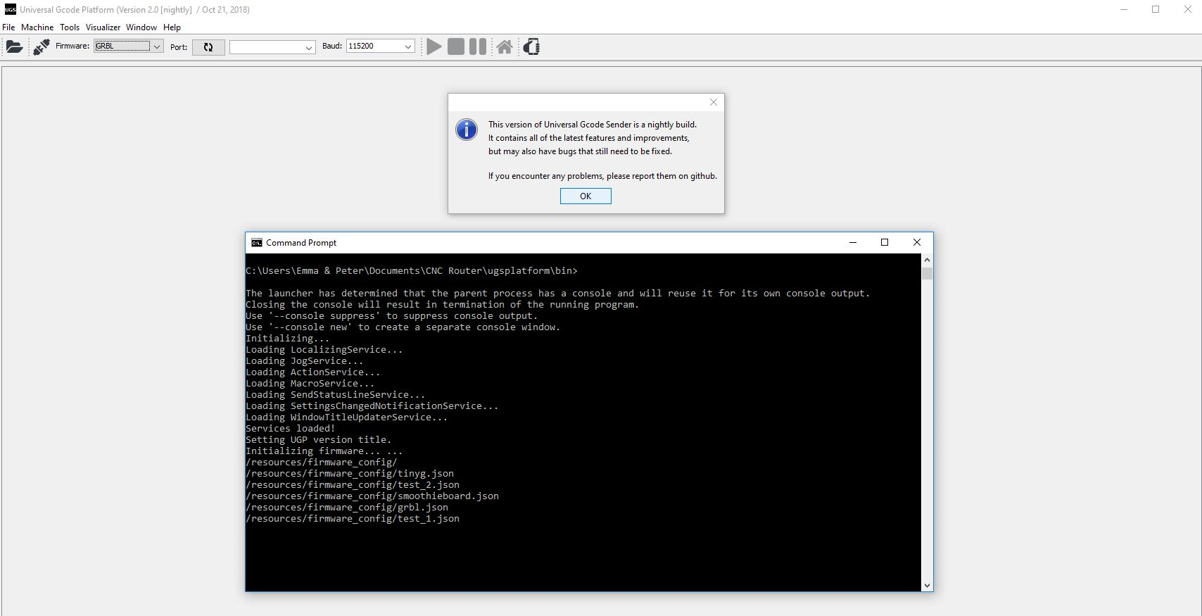 Unable to launch UGS · Issue #1144 · winder/Universal-G-Code-Sender · GitHub