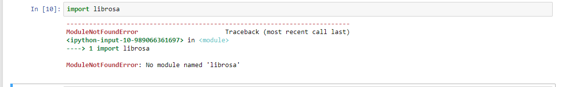 Issue on import librosa command on Jupyter Notebook · Issue #5147 · jupyter/notebook · GitHub