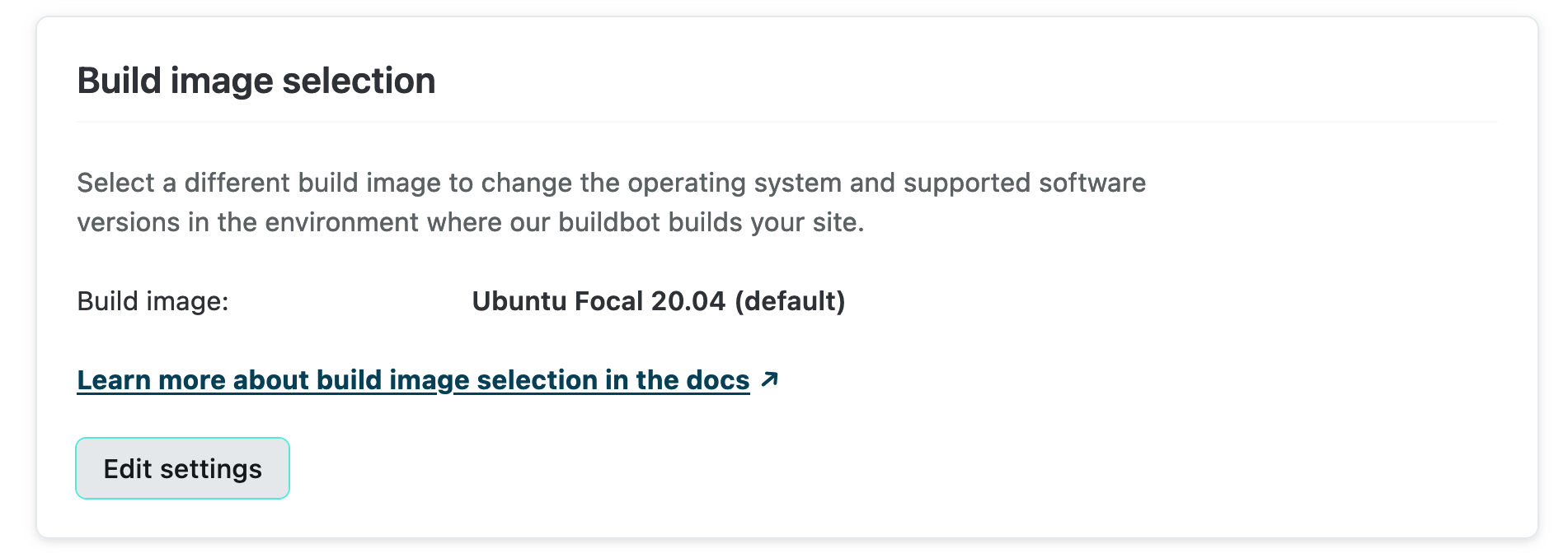 Netlify: select a new build image · Issue #76 · notaryproject/notaryproject.dev · GitHub
