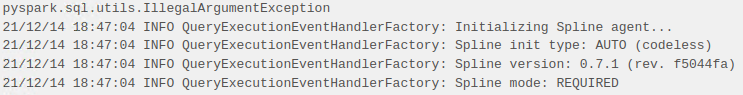 Issue with configuring spline with pyspark · Issue #365 · AbsaOSS/spline-spark-agent · GitHub