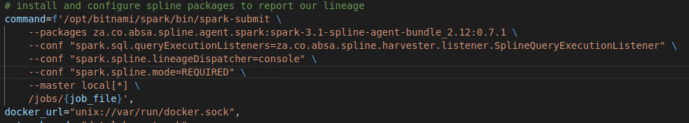 Issue with configuring spline with pyspark · Issue #365 · AbsaOSS/spline-spark-agent · GitHub