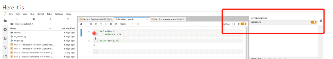 can not see the slider of debugger · Issue #487 · jupyterlab/debugger ...