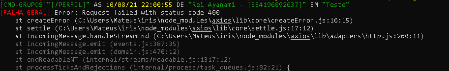 Perfil · Issue #112 · KillovSky/Iris · GitHub