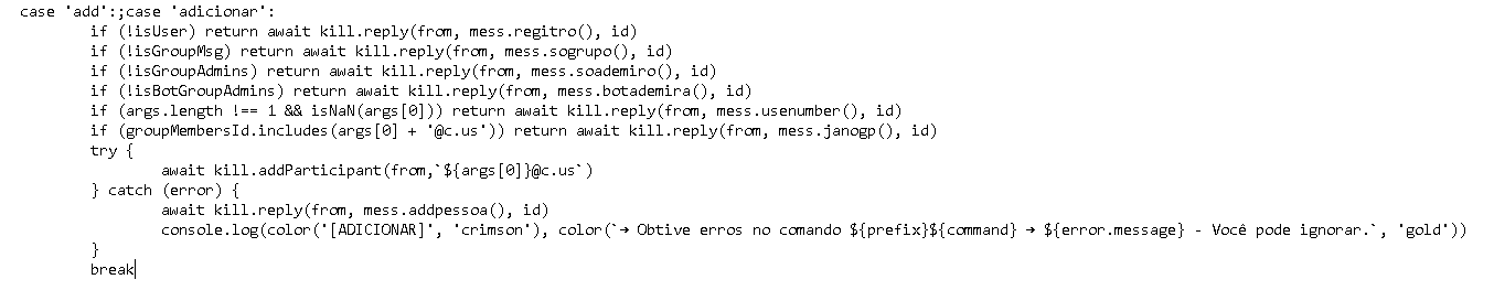 cmd /add error removeParticipants · Issue #385 · KillovSky/Iris · GitHub