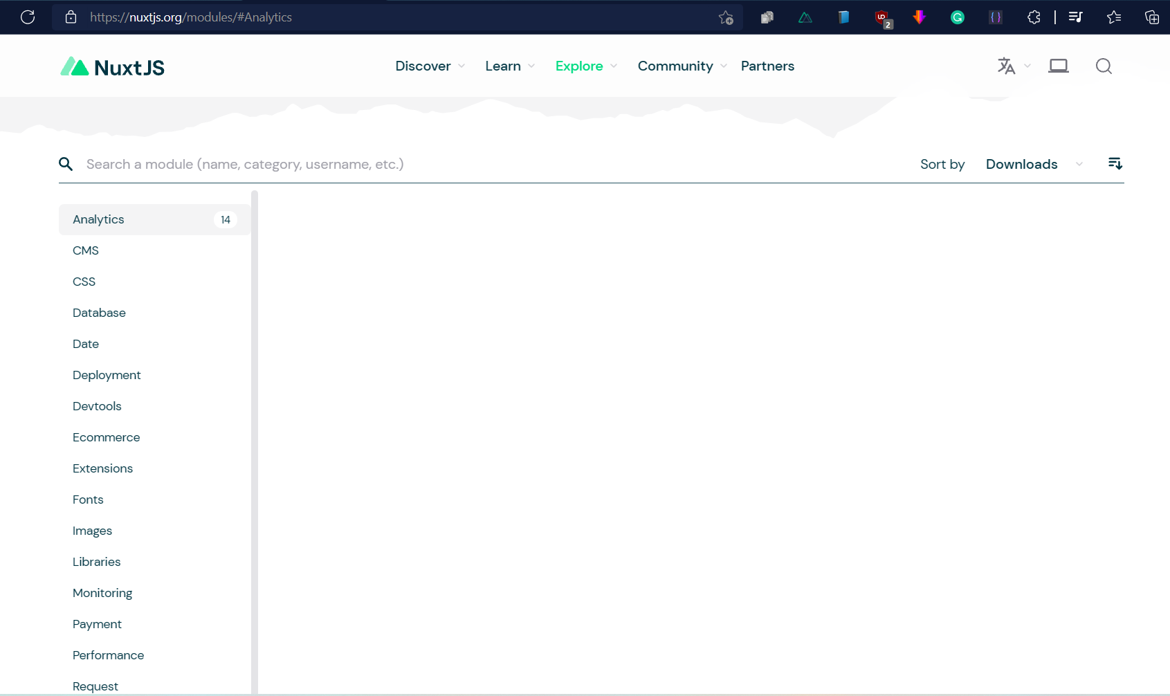 Modules Page Content Disappear When I Scroll Down And Go That Content Again From 