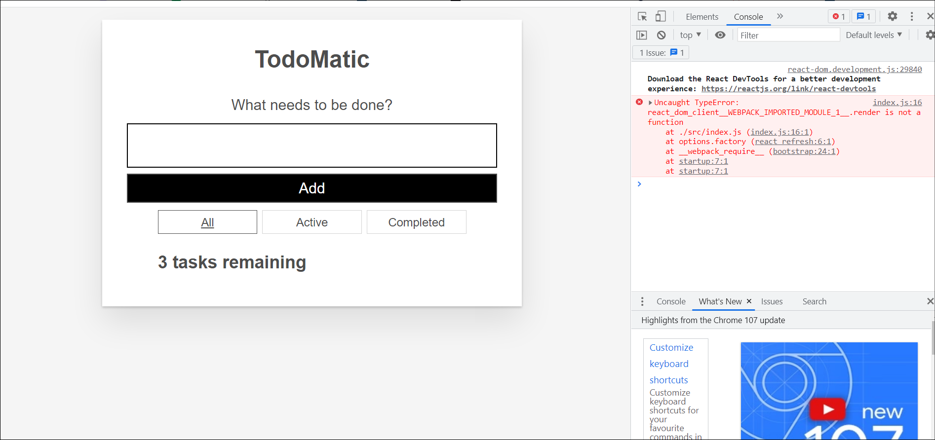 Error when using in passing DATA const in "Tasks as data" section ...