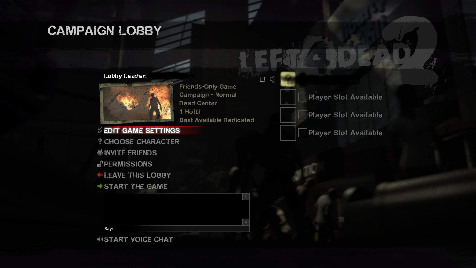 [L4D2] Lobby-chat broken · Issue #2647 · ValveSoftware/Source-1-Games · GitHub