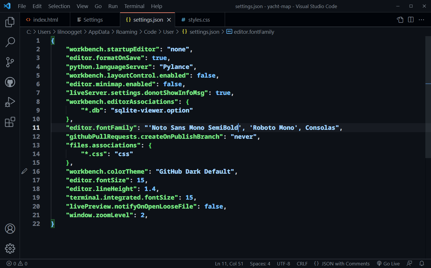 Noto Sans Mono rendering on Windows: All static fonts seem to have same weight. · Issue #10 ...