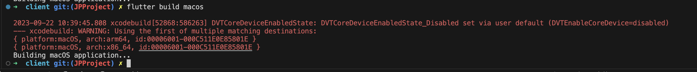 [MacOS 14.0 & Xcode15] "failed to write to a file" error during build · Issue #135199 · flutter ...