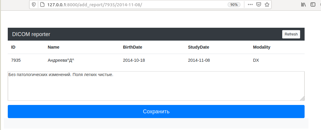 GitHub - tehnix53/DICOM_reporter: flask-based app to create database ...